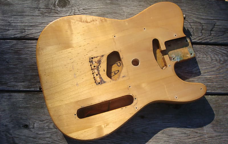 Vintage 1968 Telecaster Project Body Tele - Sunburst Finish | Reverb