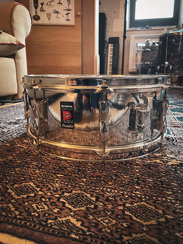 Premier Olympic Snare 14" 1970s - Chrome | Reverb