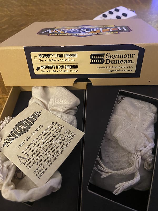 gold Seymour Duncan Antiquity II firebird Pickup Set | Reverb