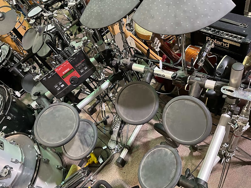 Yamaha DTXplorer Electronic Drum Set Kit - Brain/Pads/Rack - | Reverb