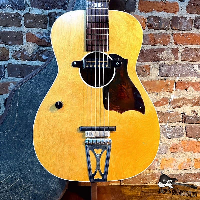 09-18 Harmony Stella Rubber Bridge Parlor LEFTY w/ OHSC | Reverb