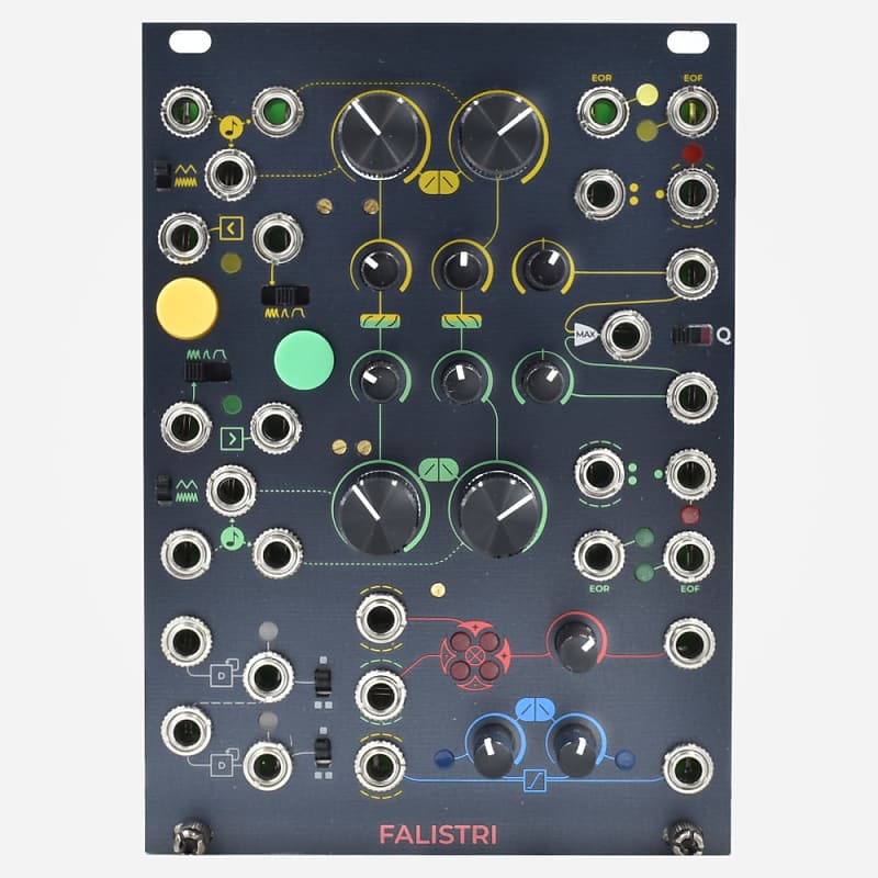 Frap Tools FALISTRI Eurorack Dual Slope Generator Modulation | Reverb