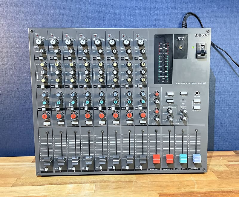[Excellent] Sony MXP290 8-Channel Audio Mixer Vintage | Reverb