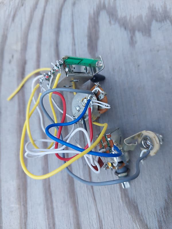 Ibanez 5 way switch wiring 1v/1T upgraded Switchcraft Locking | Reverb