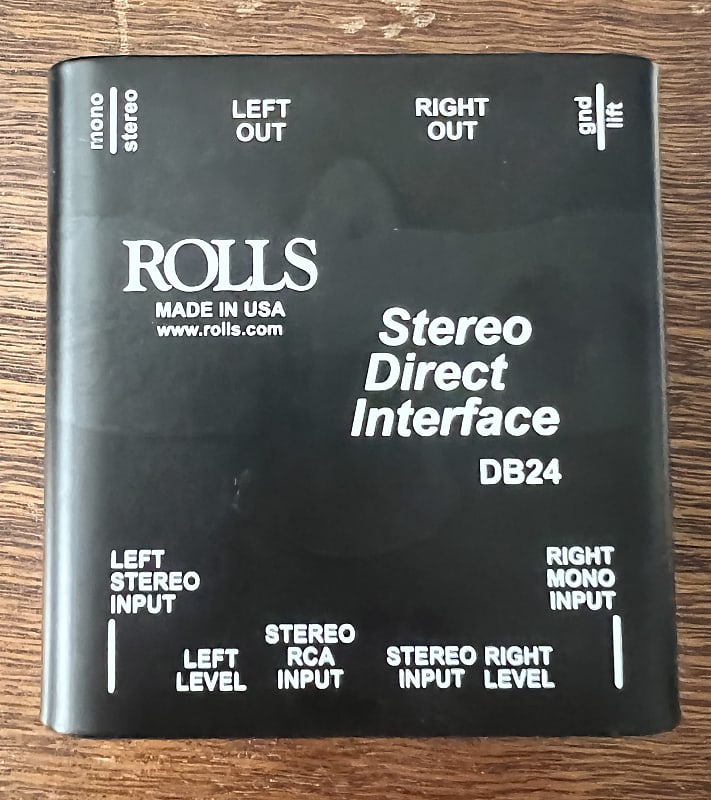 Rolls DB24 Passive Stereo Direct Interface | Reverb