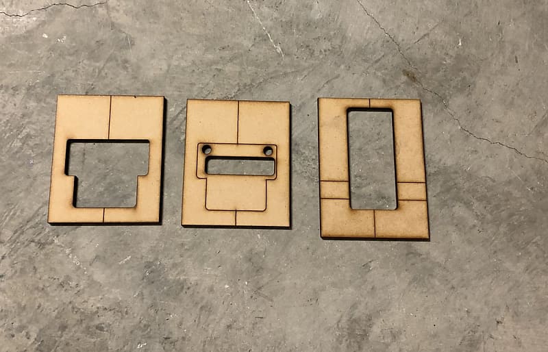 Guitar Building Templates Original Floyd Rose routing | Reverb