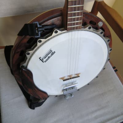 Beautiful Framus Nashville 5-string Banjo with wooden flanges | Reverb