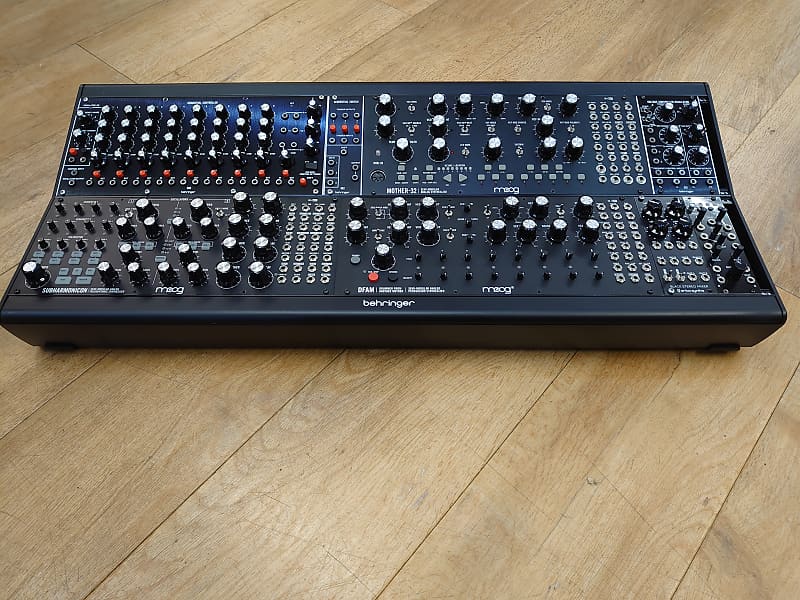 Moog Mother/DFAM/Subharmonicon + Beringher 960 Sequencer. | Reverb