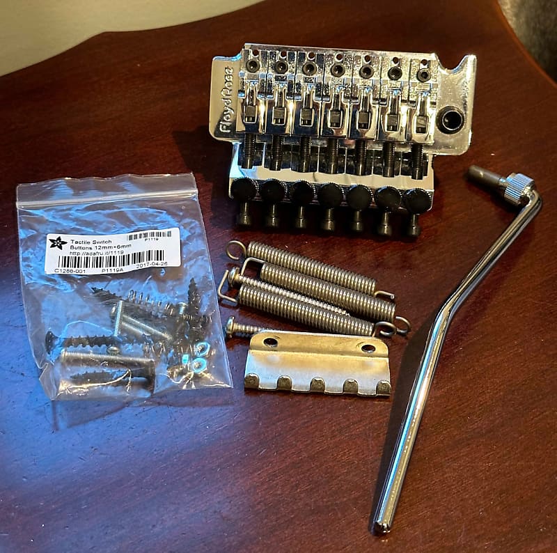 Floyd Rose Original FRTS100 7 Strings - Chrome | Reverb