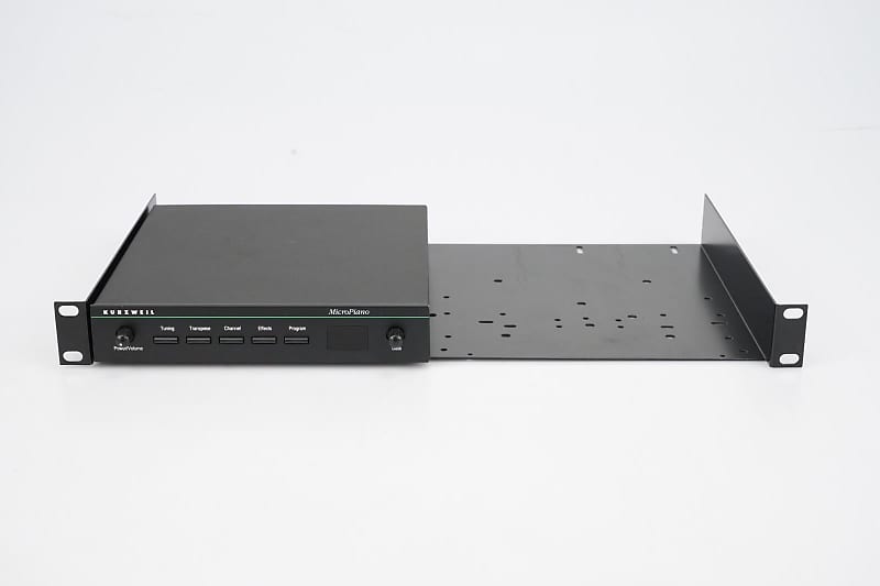 Kurzweil MicroPiano MIDI Sound Module Synth w/ Rack Shelf & | Reverb