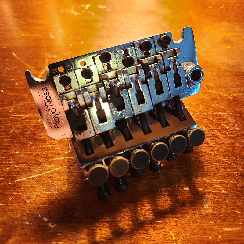 Floyd Rose Original Locking Tremolo 1980s - Chrome | Reverb
