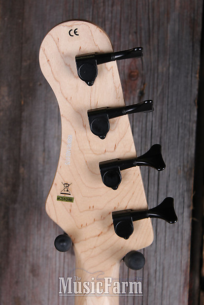 Luna TAT 30 Tattoo 4 String Electric Bass Guitar 30 Inch | Reverb UK