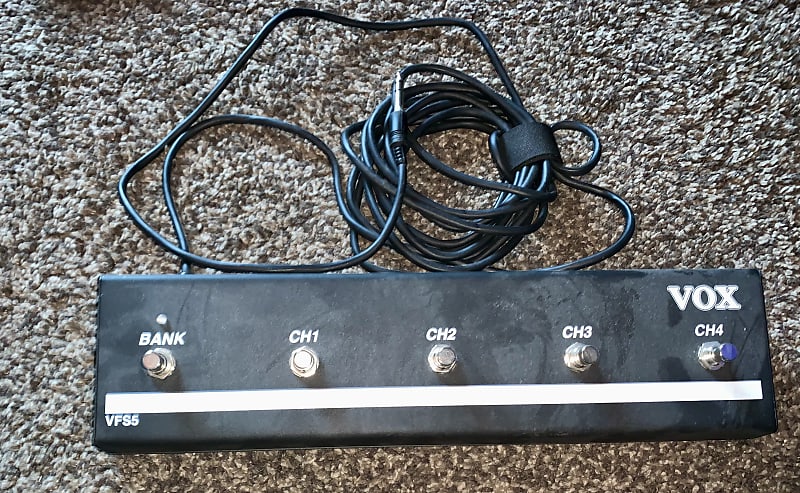 Vox VFS5 VT Series 5 Button Footswitch Amp Footswitch Amp | Reverb