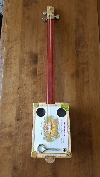 Defiant Guitars Cigar Box Guitar with built in spring reverb! | Reverb
