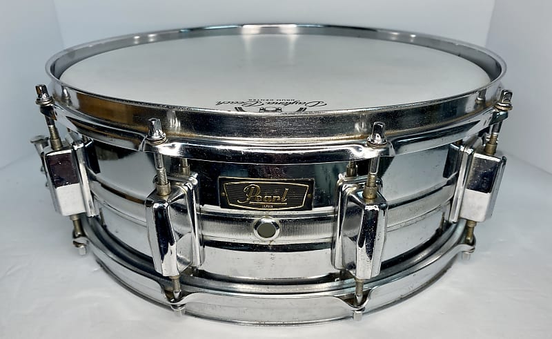 Pearl Jupiter Steel Shell - Chrome over steel 5x14 | Reverb