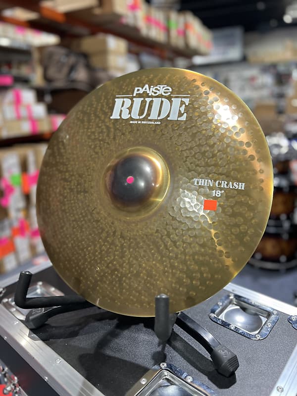 Paiste 18" Rude Thin Crash 2024/205 - Traditional / Raw / New | Reverb