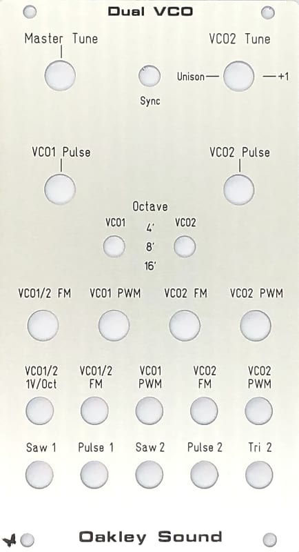 Oakley Euro Dual VCO Issue 2 Version | synthCube kit | Reverb