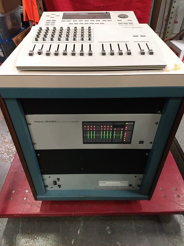 Roland DM-80 Multi Track Disk Recorder W/ DM-80R Controller & | Reverb