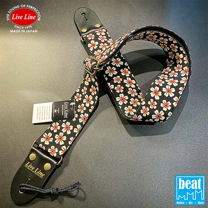Live Line LS2400 Series Guitar Straps - Crape/Kozakura | Reverb Canada