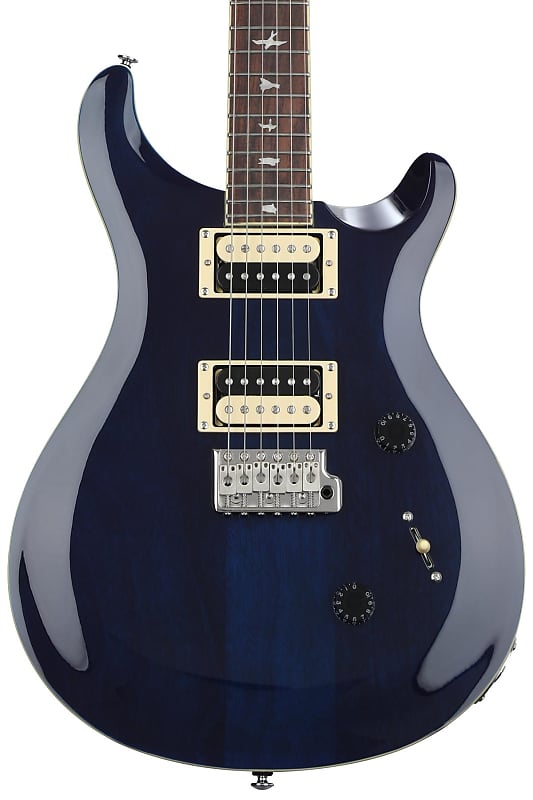PRS SE Standard 24 Electric Guitar - Trans Blue | Reverb