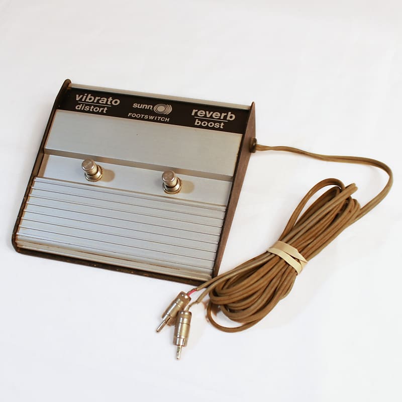 Vintage Late 60's/Early 70's Sunn 2 Button RCA Vibrato/Reverb | Reverb