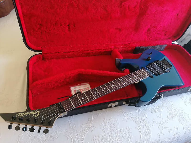 Charvel/Jackson Charvette HSS 1989 Ocean Blue | Reverb