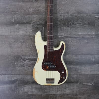 Handcrafted P Bass 2021| Gloss Neapolitan Ice Cream| New | Reverb