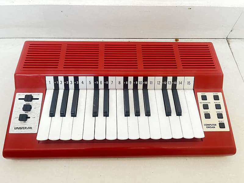 Universal computer computone vintage organ 1978 - Red | Reverb