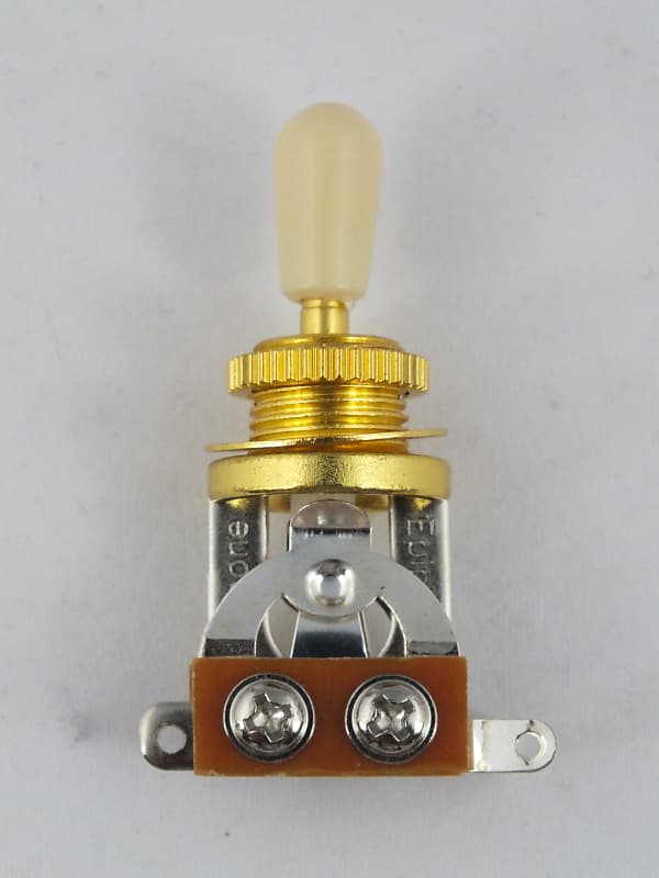 3 Way Toggle Switch Gold + Cream Tip for Epiphone LP SG | Reverb