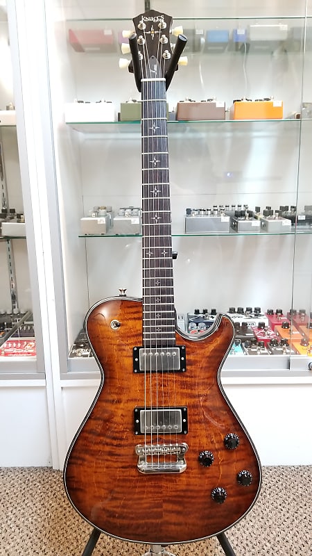 used 2022 Knaggs Kenai in Aged Scotch with Onyx Binding, Very | Reverb