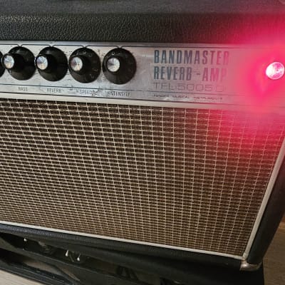 Fender Silverface drip edge BANDMASTER Reverb TFL 5000 1969 | Reverb
