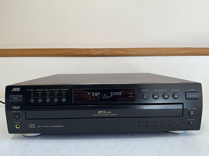JVC XL-F254BK CD Changer 5 Compact Disc Player HiFi Stereo | Reverb