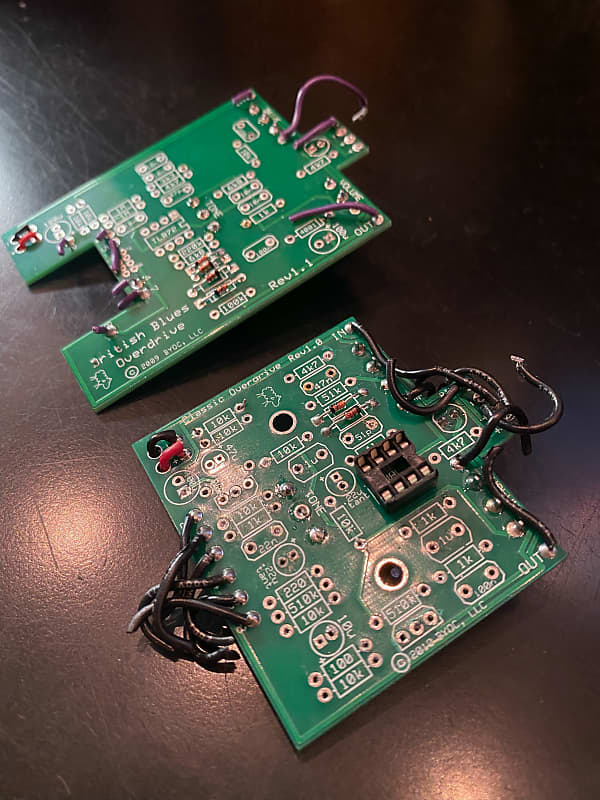 BYOC PCB Boards - Classic Overdrive (Tube Screamer / 808) & | Reverb