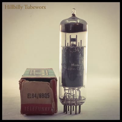 6BQ5/EL84 Amperex MaxiMatcher2 matched pair (2) tube lot | Reverb