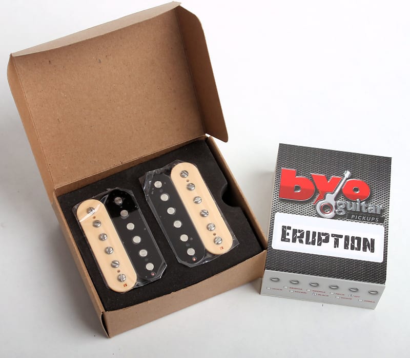 BYOGuitar Eruption Pickups 2022 Zebra | Reverb