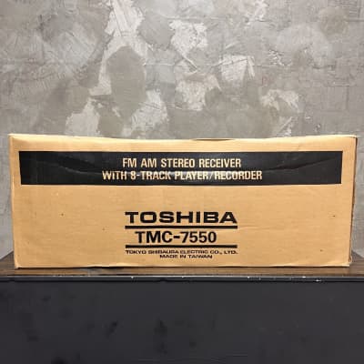 Toshiba TMC-7550 FM AM Stereo Receiver with 8 Track | Reverb