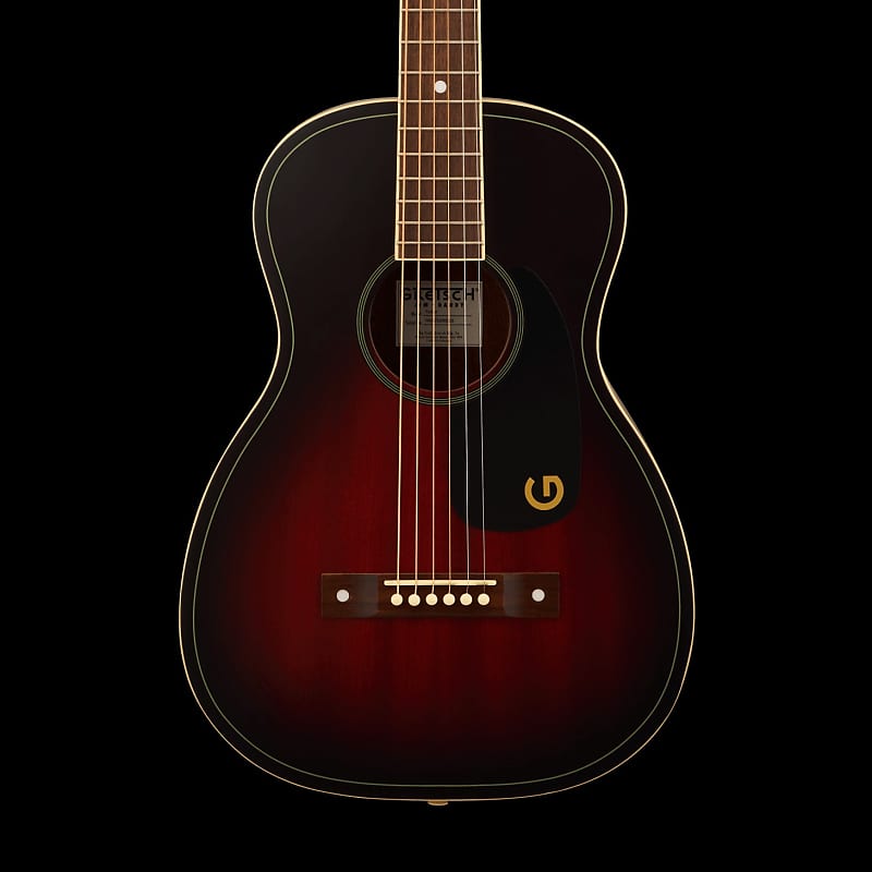 Gretsch Jim Dandy Parlor Deep Cherry Burst Acoustic Guitar | Reverb