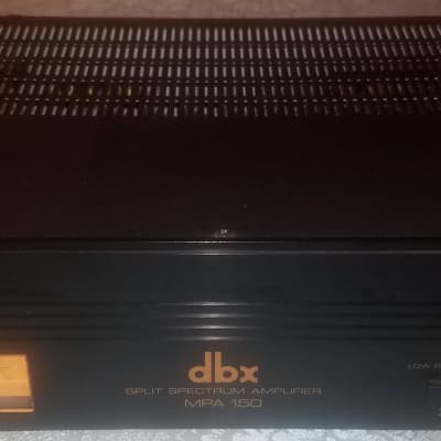 DBX MPA 150 Split Spectrum Vintage Stereo Power Amplifier | Reverb
