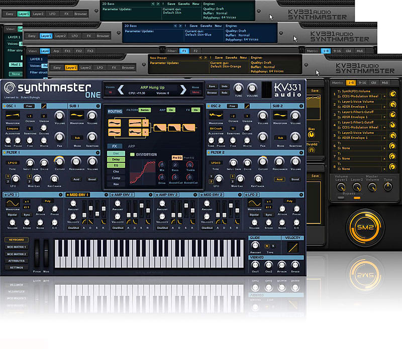 KV331 Audio Synthmast + Synthmaster One | Reverb