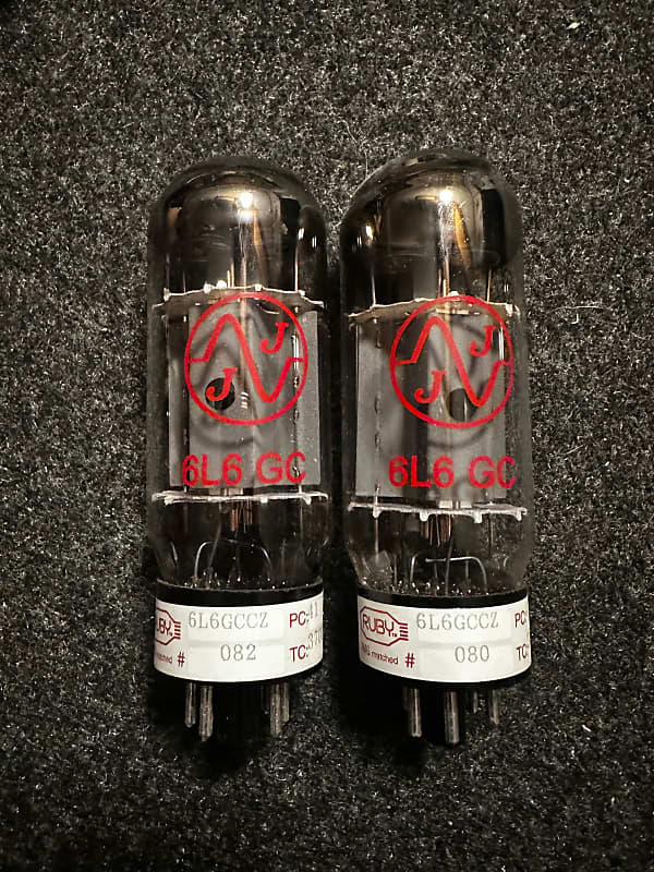 JJ 6L6GC Burned In Power Vacuum Tubes for Electric Guitar | Reverb