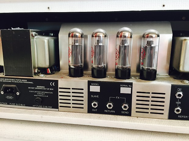 Harry Joyce (hiwatt) Custom White 100w matamp UK | Reverb