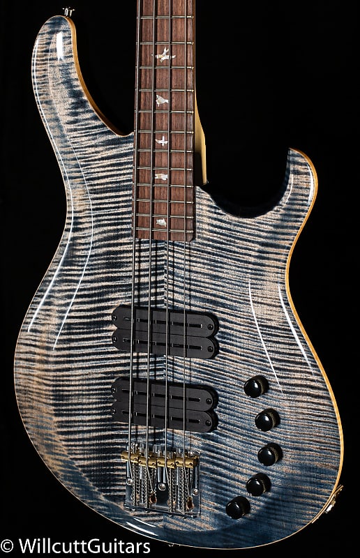 PRS Grainger 4 String Bass Faded Whale Blue 10 Top(586) | Reverb