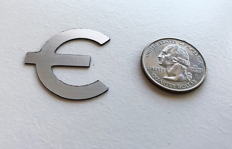 1950-60s Epiphone Epsilon E logo metallic emblem for guitar | Reverb