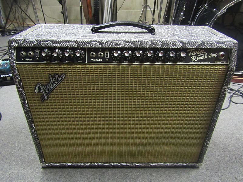 Fender Custom Twin Reverb 1970-65 Snakeskin | Reverb
