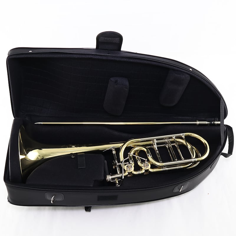 S.E. Shires Model STBQ36YR Q-Series Bass Trombone Dual Rotary | Reverb