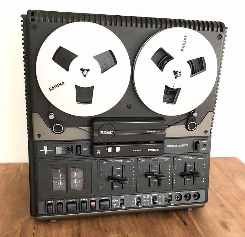 Vintage 1979 Philips N4420 Reel to reel tape | Reverb España