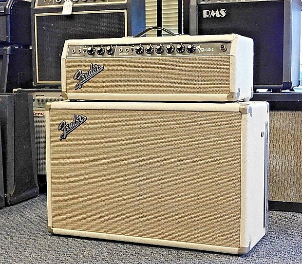 Vintage 1967 Fender Bandmaster Blackface w / Master Volume | Reverb