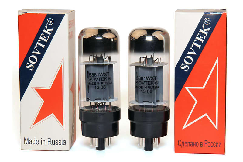 Sovtek 5881/6L6WGC - Platinum Matched - Pair | Reverb
