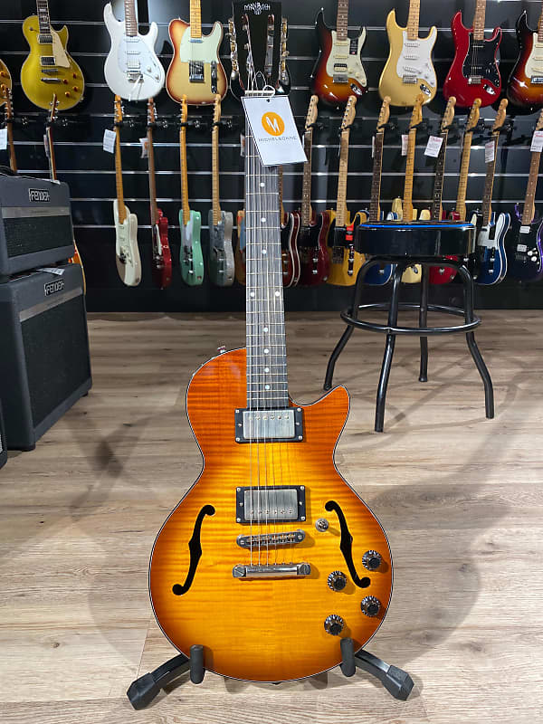 Maybach Little Wing Arched Top Cutaway Midnight Sunset Aged | Reverb