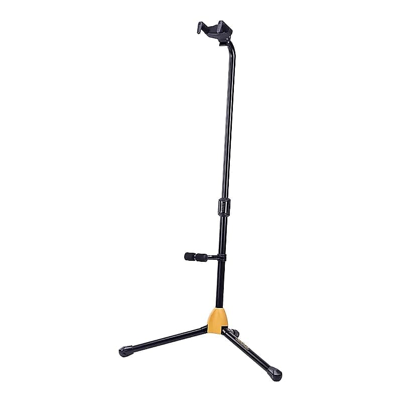 New Hercules GS412B Plus Single Guitar/Bass Stand | Reverb